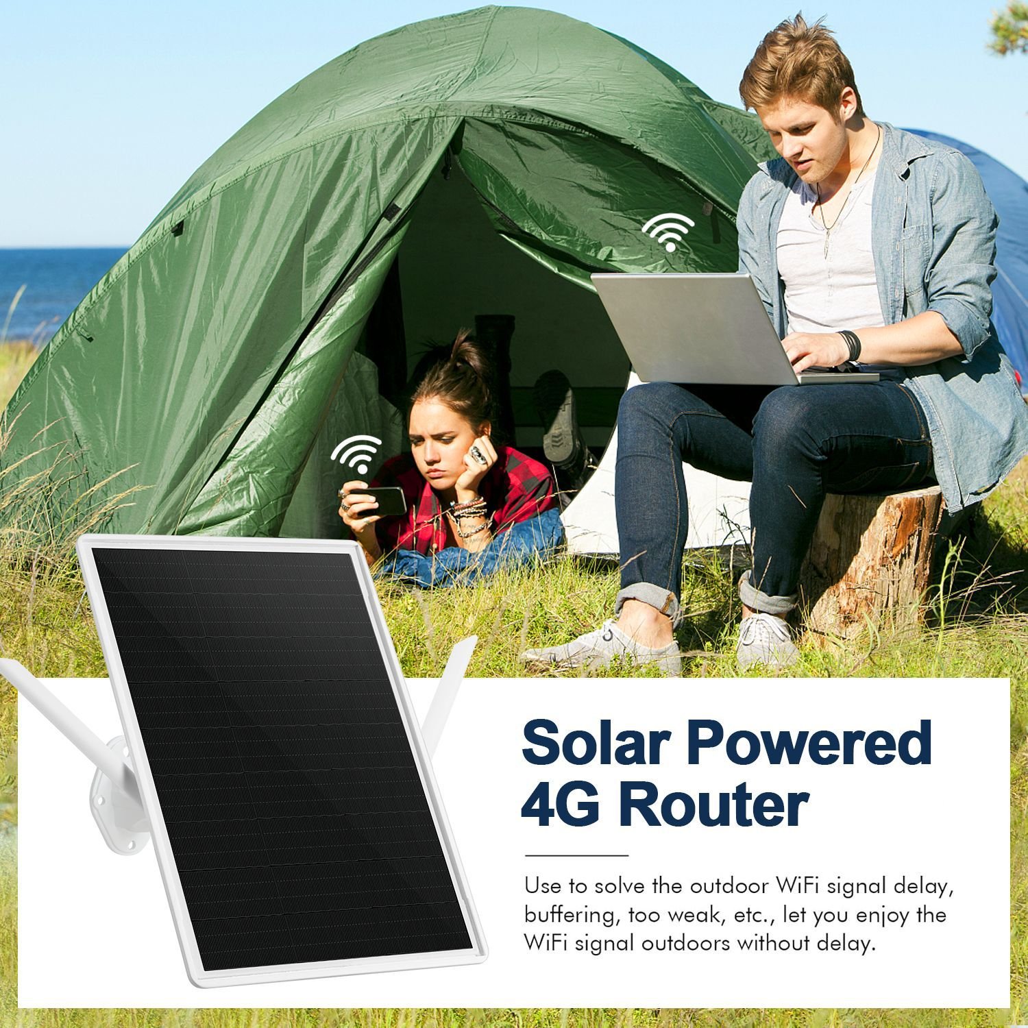 Solar Powered 4G Router - Smart Home Camera Manufacturer